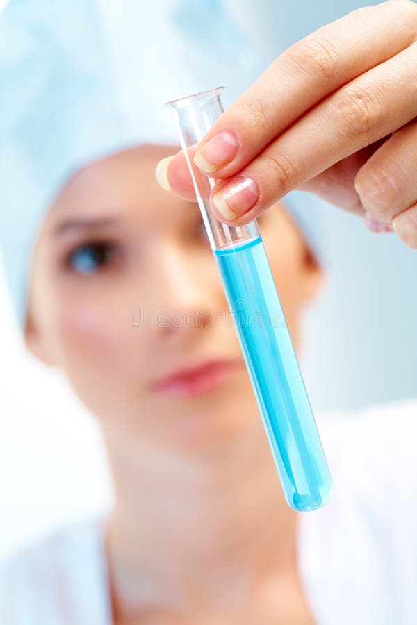 During experiment stock image. Image of health, glassware - 15872741