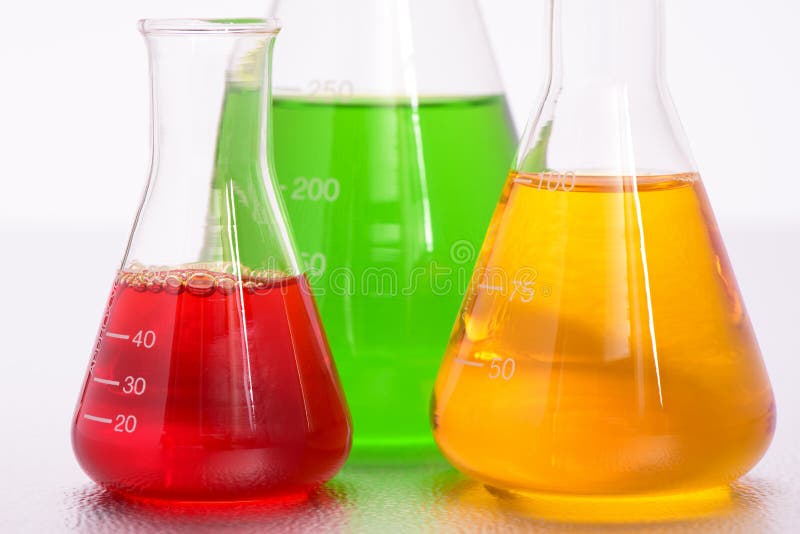 Experiment in Chemical Lab with Liquid in Test Tube Stock Image - Image ...
