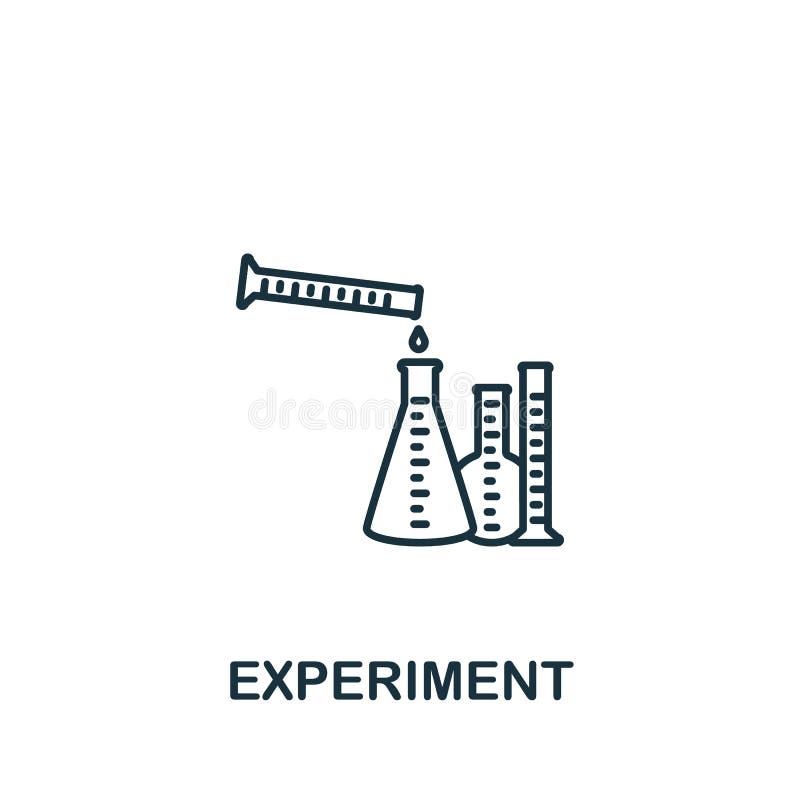Experiment Icon. Monochrome Simple Bioengineering Icon for Templates ...