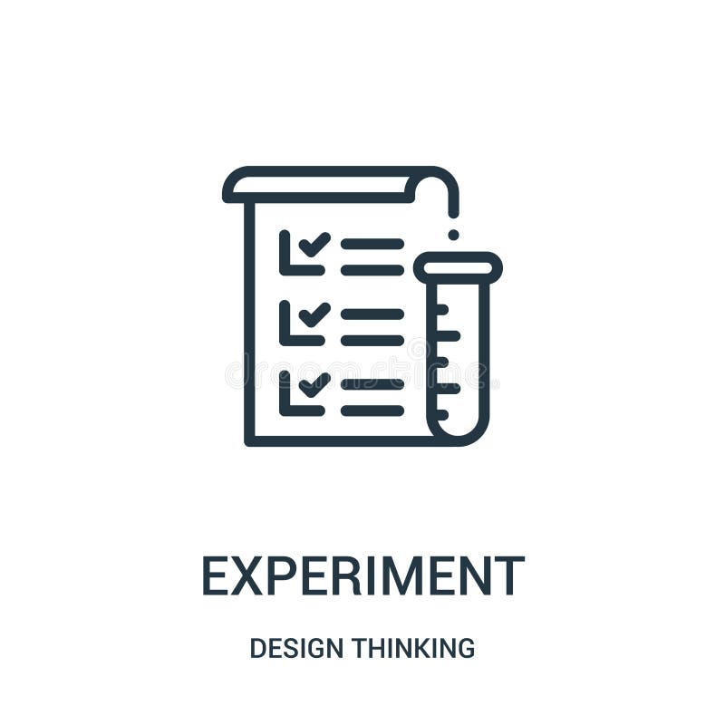 Experiment Icon Vector from Science Collection. Thin Line Experiment ...