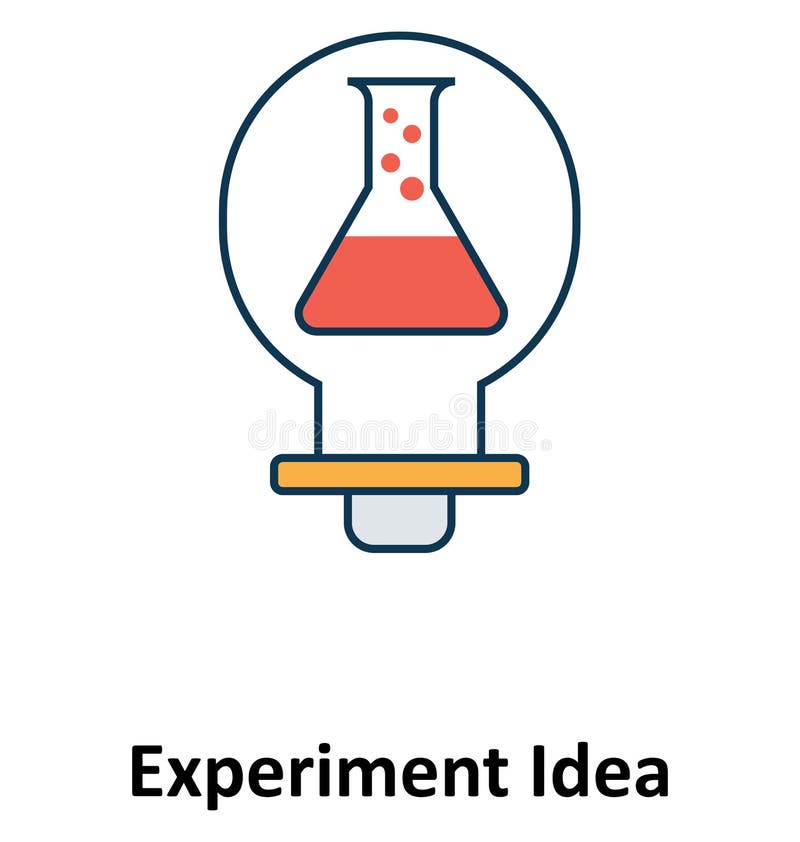 Experiment Idea Isolated and Vector Icon for Technology Stock Vector ...