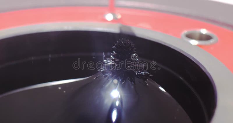 Experiment on the Movement of a Ferromagnetic Black Liquid Under the ...