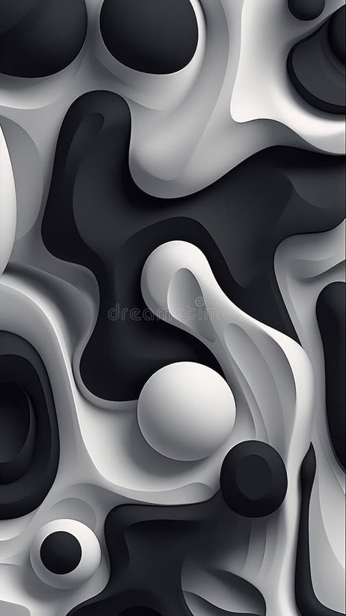 Experiment with Organic and Fluid Shapes in an Abstract Artwork AI ...