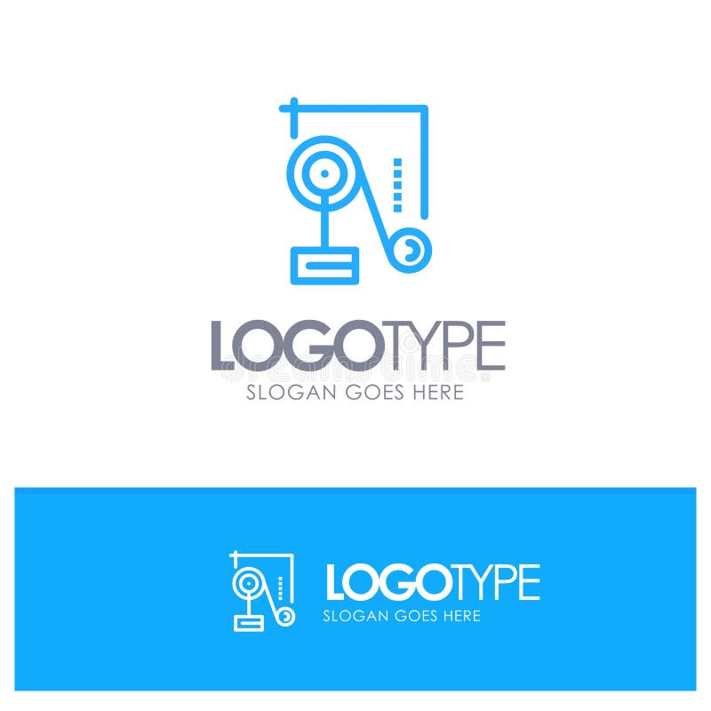 Experiment, Physics, Education, Experiment Physics Blue Logo Line Style ...