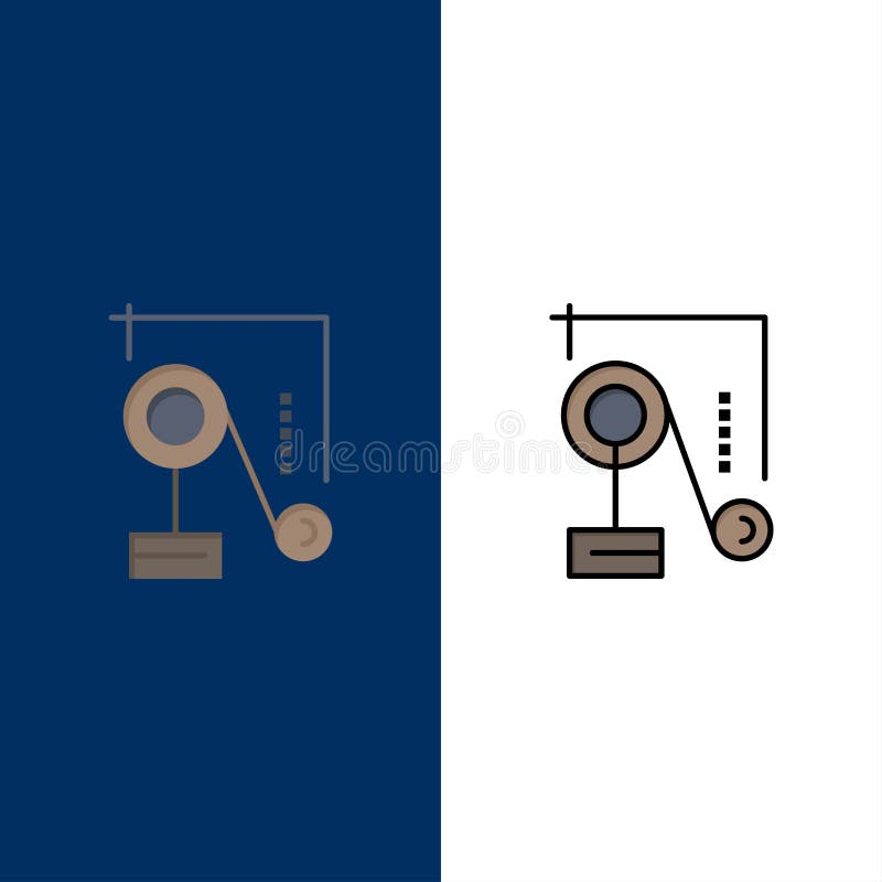 Experiment, Physics, Education, Experiment Physics Icons. Flat and Line ...