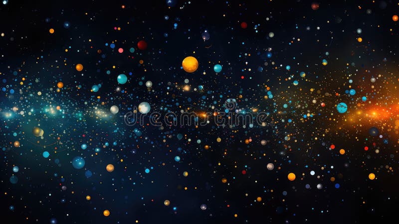 Experiment Science Dots Background Stock Illustration - Illustration of ...