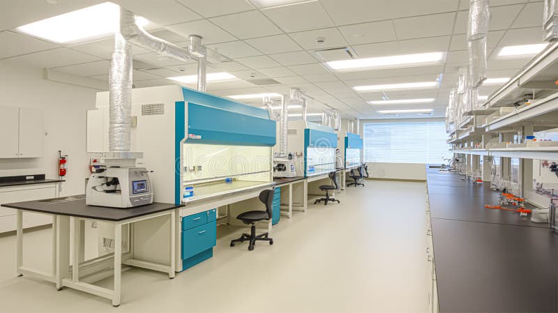 Experiment, Science and Group of People in Laboratory for Work on ...