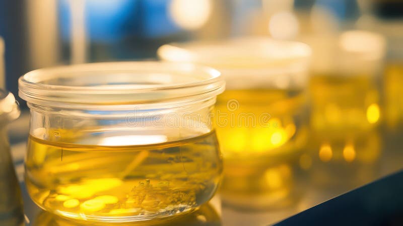 Experiment Various Oils Glass Containers Stock Photos - Free & Royalty ...