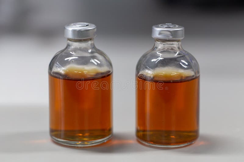 Experiment of Waste Fermentation in Laboratories. Stock Image - Image ...