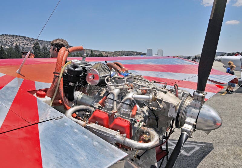 Experimental Aircraft Engine Editorial Stock Photo - Image of single ...
