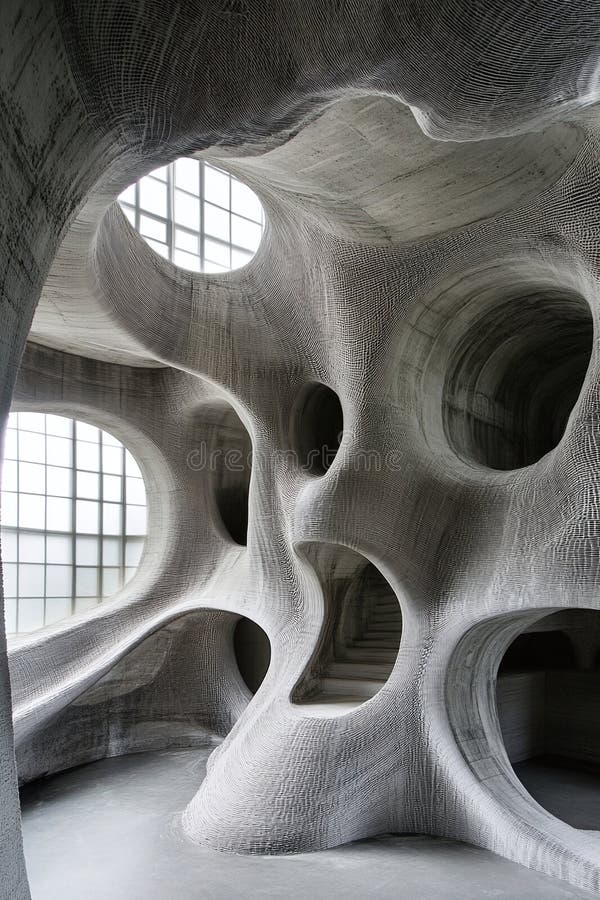 Experimental 3D Printed Architectural Structure with Complex Curved ...