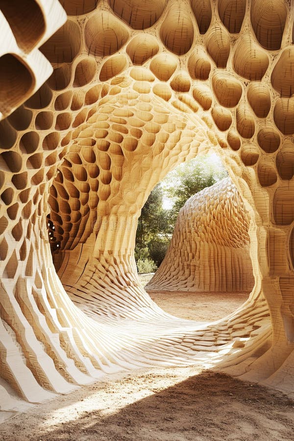 Experimental 3D Printed Architectural Structure with Complex Curved ...