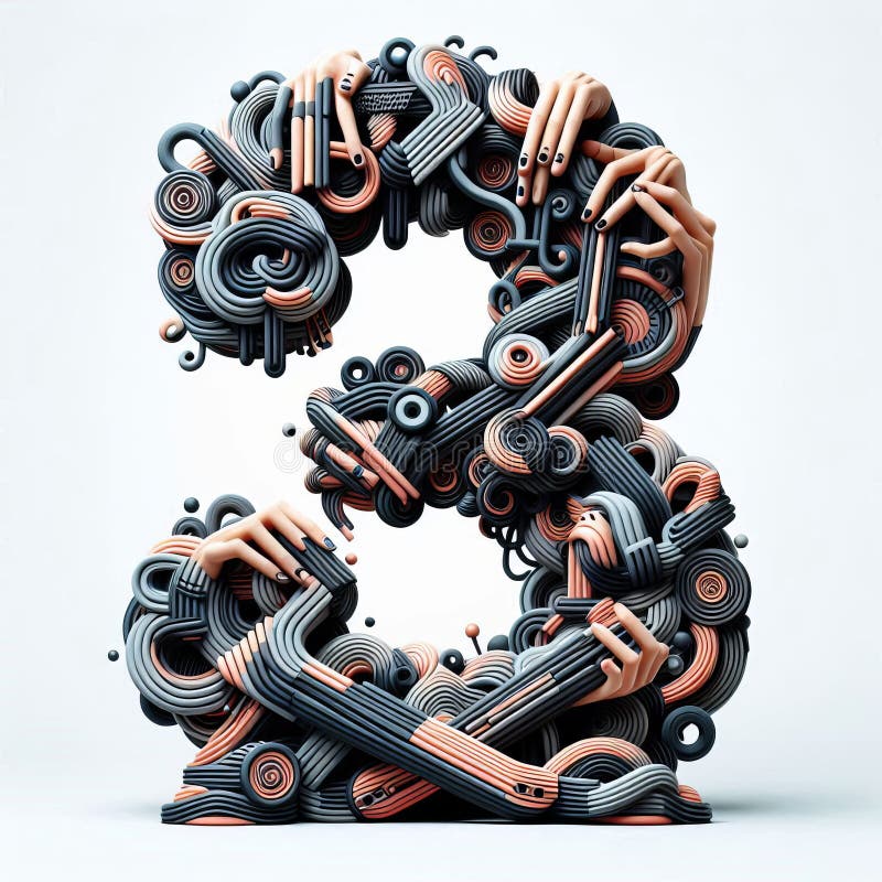 Experimental Lettering Avant Garde and Unconventional Style Ta Stock ...