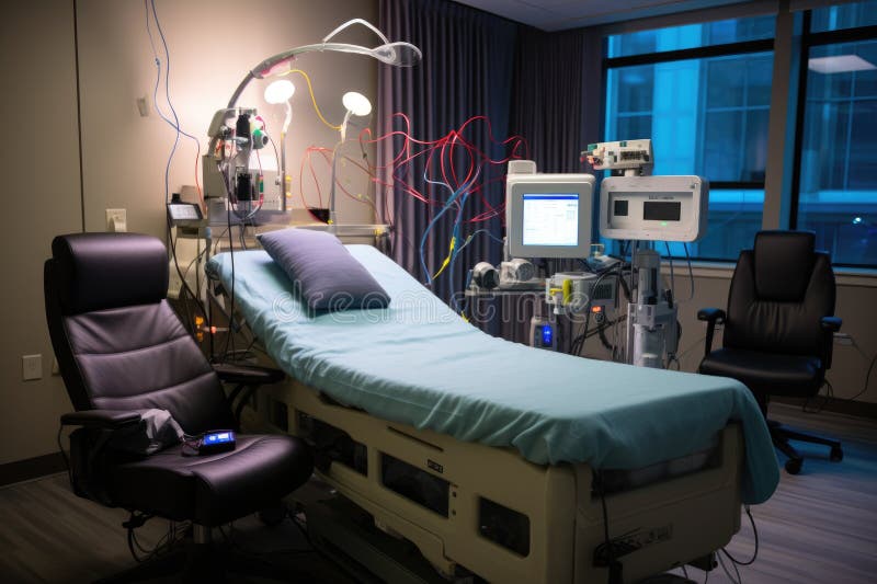 Experimental Neuromodulation Therapy Setup Stock Image - Image of ...