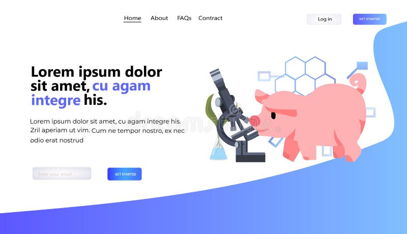 Experimental Pig Near Microphone Biological Genetic Engineering ...