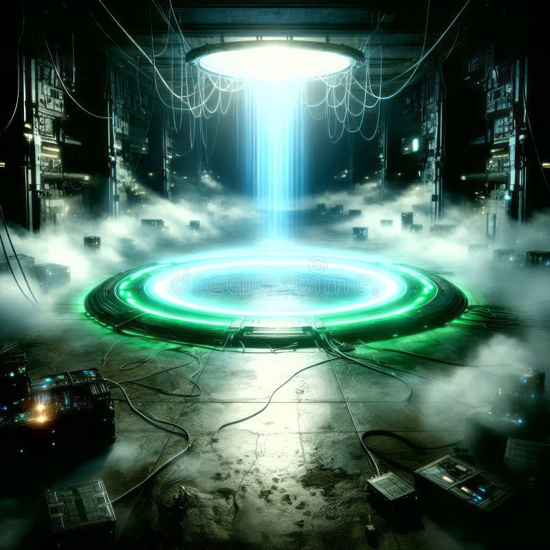 Wireless Energy Transfer Power Station Experimental Stock Photo - Image ...