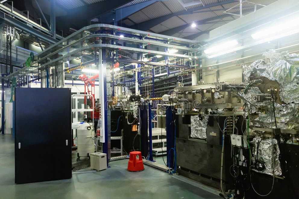 Experimental Stations in Laboratory Stock Image - Image of laboratory ...