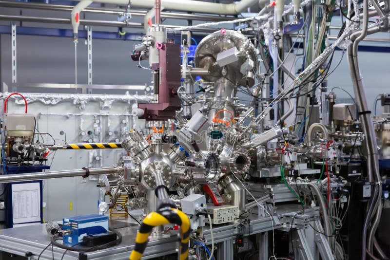 Experimental Stations in Scientific Research Center Stock Image - Image ...