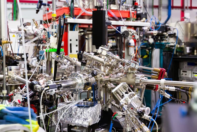 Experimental Stations in Scientific Research Center Stock Image - Image ...