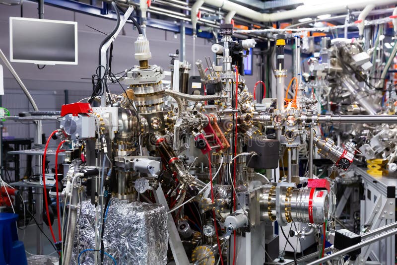 Experimental Stations in Scientific Research Center Stock Image - Image ...