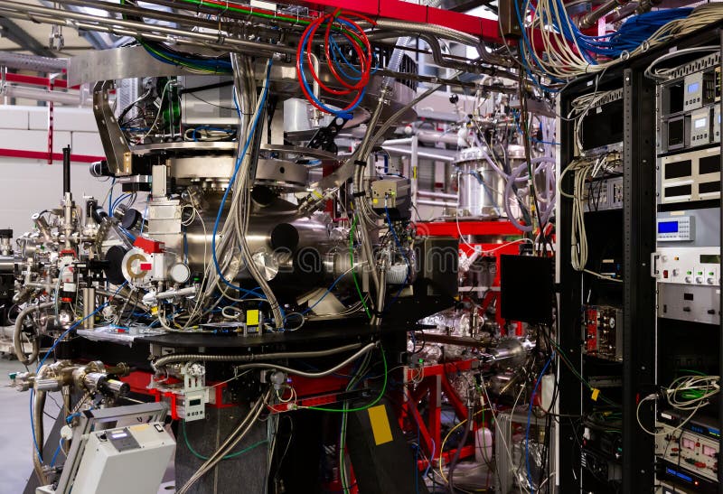 Experimental Stations in Scientific Research Center Stock Image - Image ...