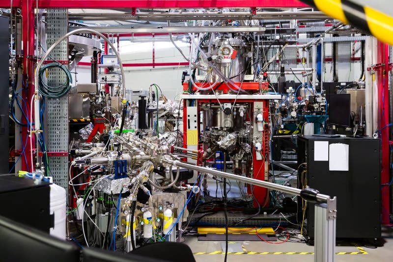 Experimental Stations in Scientific Research Center Stock Image - Image ...