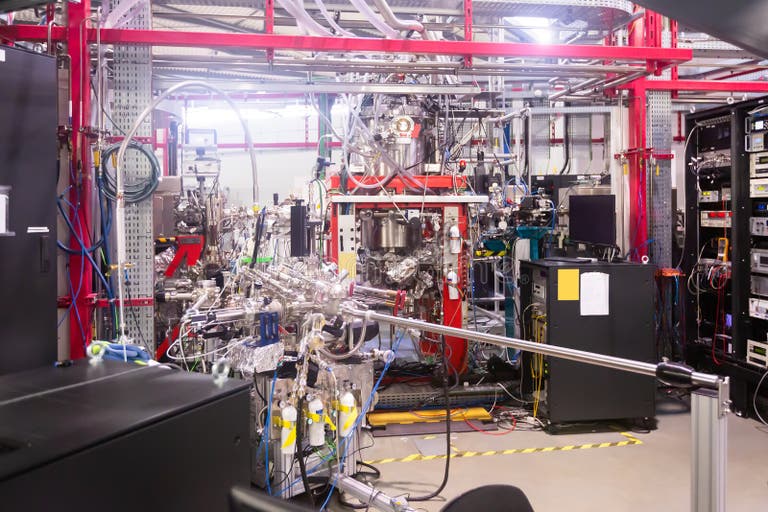 Experimental Stations in Scientific Research Center Stock Photo - Image ...