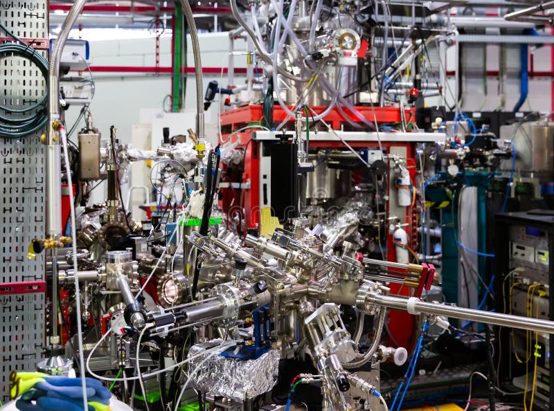 Experimental Stations in Scientific Research Center Stock Image - Image ...