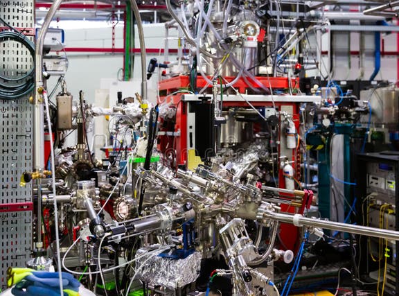 Experimental Stations in Scientific Research Center Stock Photo - Image ...