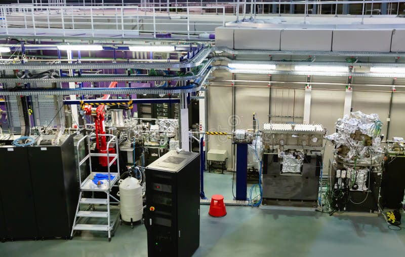 Experimental Stations in Scientific Research Center Stock Image - Image ...