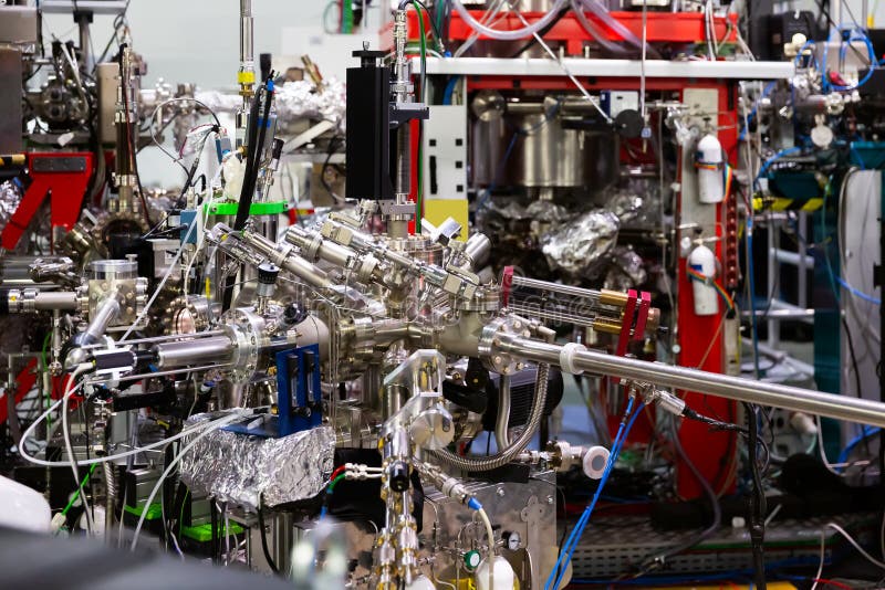 Experimental Stations in Scientific Research Center Stock Image - Image ...