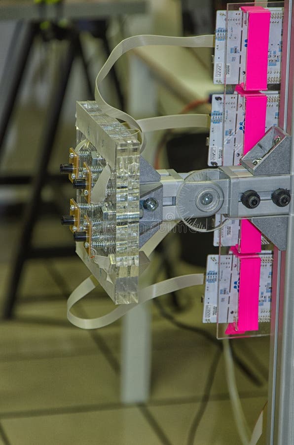 Experimental Thermographic Machine in the Laboratory Stock Image ...