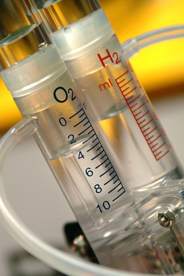 Experimentation in the Laboratory for Hydrogen Production Stock Image ...