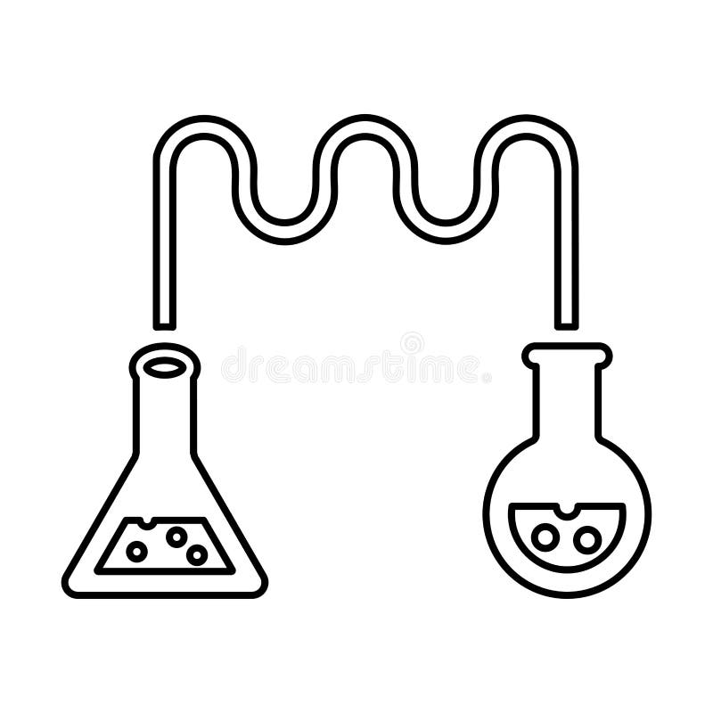 Experiments, Flasks, Jar, Lab, Laboratory, Science Line Icon. Outline ...