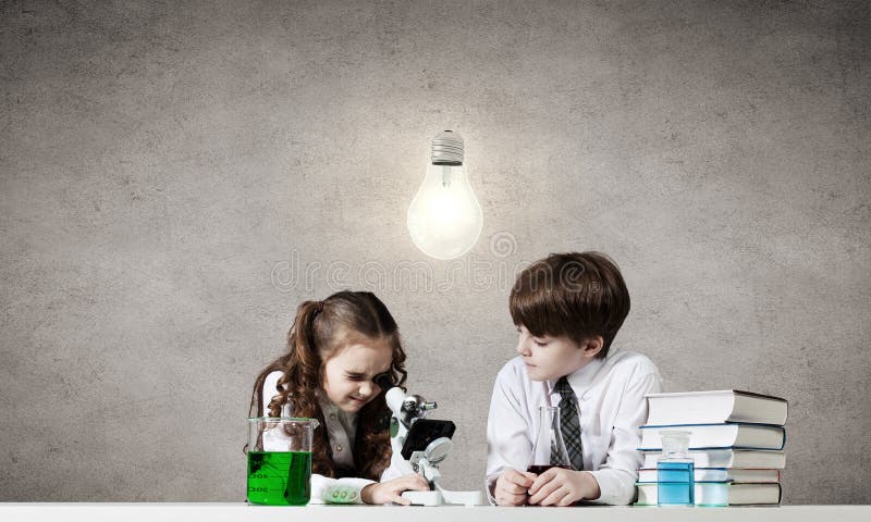 Experiments in laboratory stock image. Image of education - 48626381
