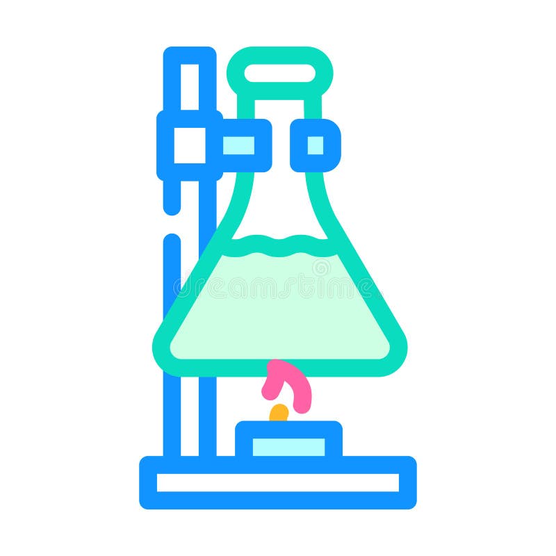 Experiments in Laboratory Tool Color Icon Vector Illustration Stock ...