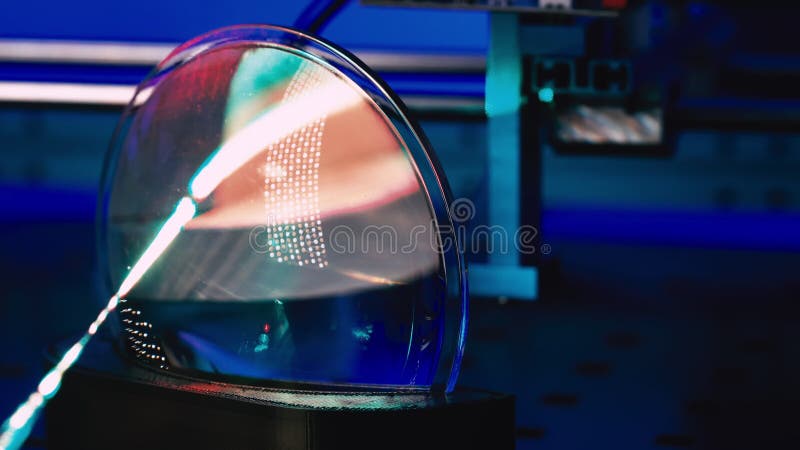 Experiments with a Laser System in the Laboratory. Beam of RGB Laser on ...