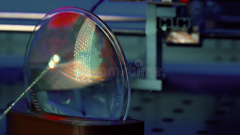 Experiments with a Laser System in the Laboratory. Beam of RGB Laser on ...