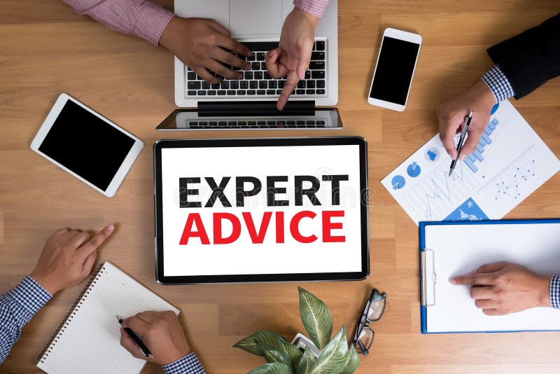 EXPERT ADVICE stock photo. Image of internet, holding - 76653060