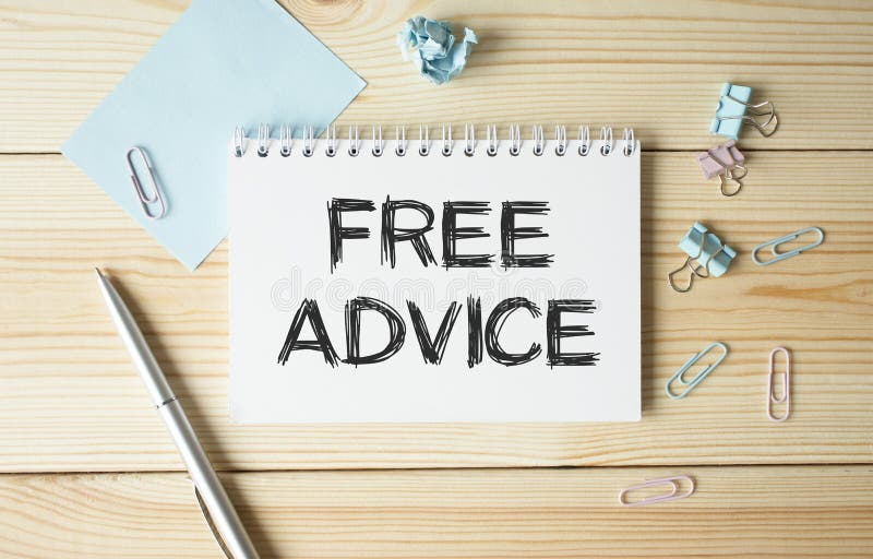 ADVICE Text on a White Stickers. Chart or Mechanism Concept Stock Image ... ADVICE Text on a White Stickers. Chart or Mechanism Concept Stock Image ...