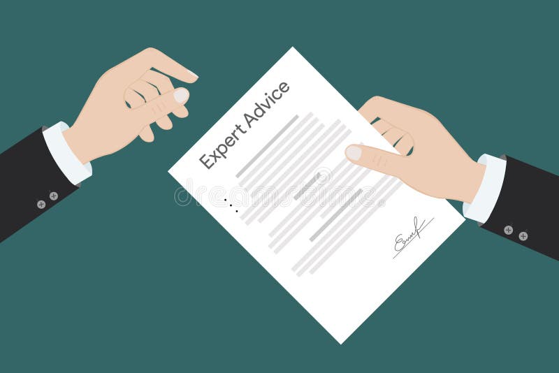 Expert advice - Vector stock illustration. Illustration of problem ...