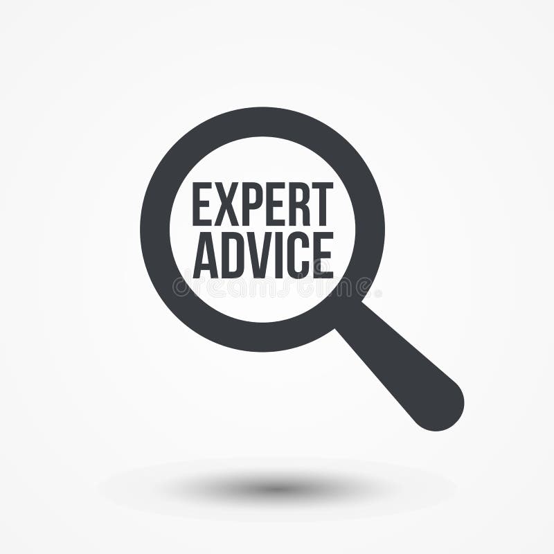 Expert Advice Word Magnifying Glass Stock Vector - Illustration of ... Expert Advice Word Magnifying Glass Stock Vector - Illustration of ...