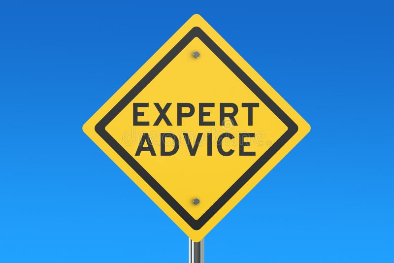 Expert advice sign stock illustration. Illustration of guidance - 28637921