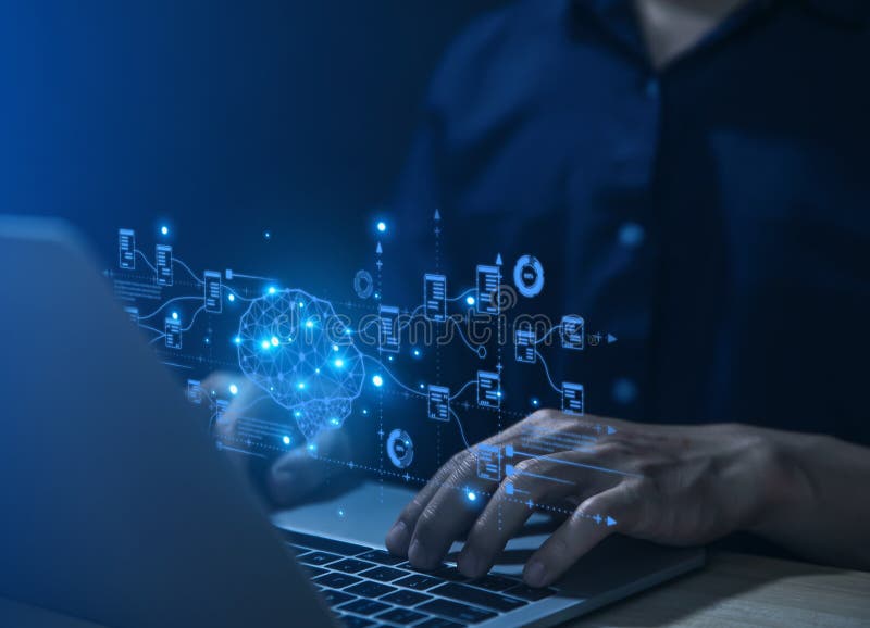 Expert Analysts are Analyzing the Data. with Virtual Graph Charts ...