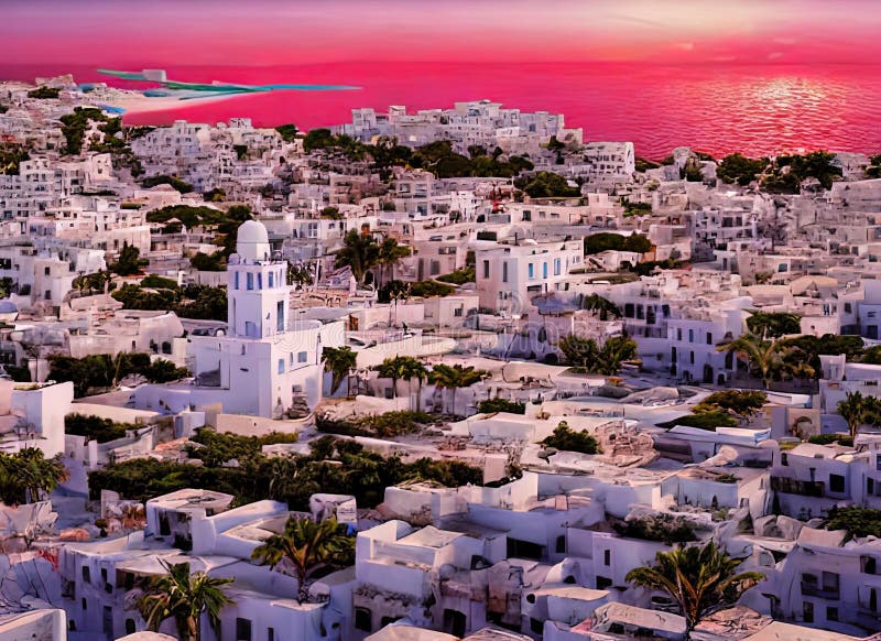 Bizerte, Bizerte, Tunisia. Generative AI. Stock Illustration ...