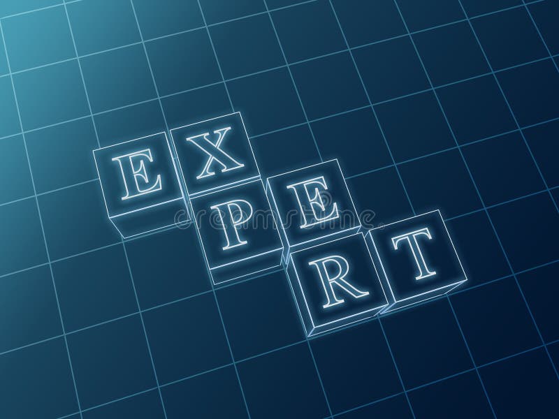 Expert blueprint stock illustration. Illustration of fellowship - 24714397