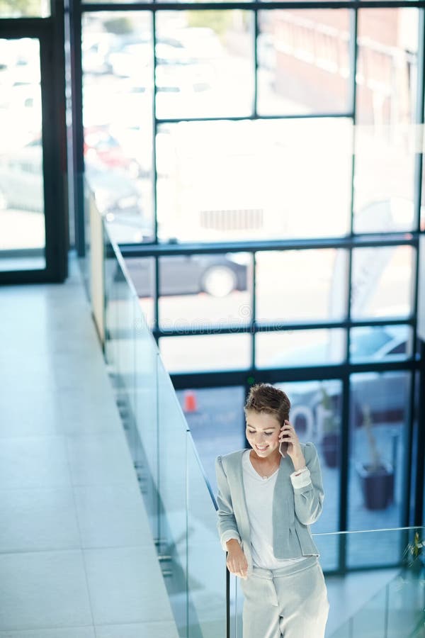 She an Expert Communicator. a Young Businesswoman Talking on a ...