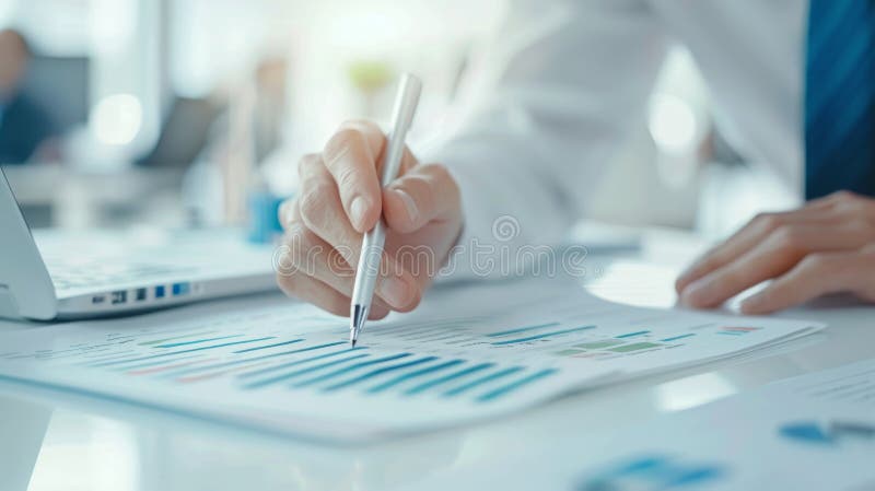 Expert Discussing Investment Options with Client, Stressing Informed ...