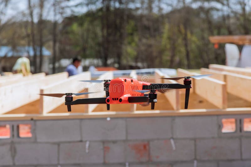 Expert Engineer Architect Checks the Controls Construction Process ...