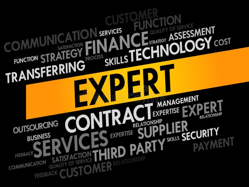 Expert words cloud concept stock image. Image of growth - 199601487